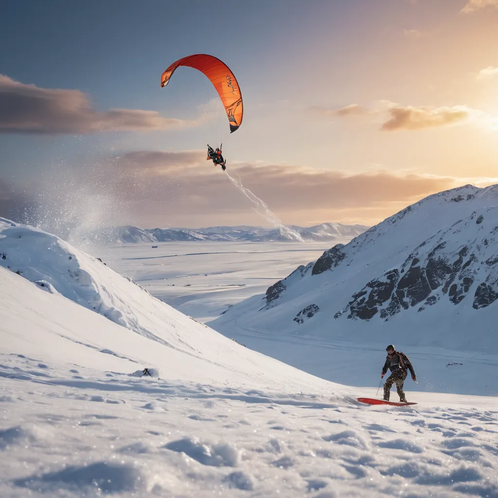 Discover the Thrills of Snow Kite Surfing