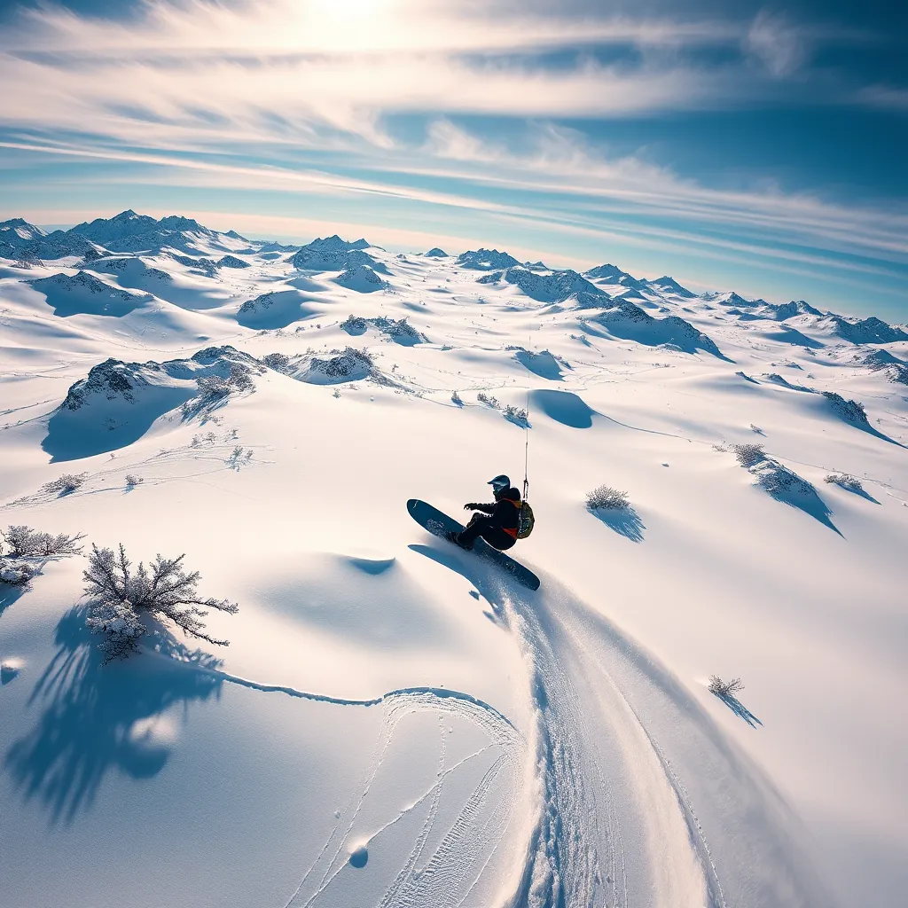 Discovering the Thrill of Snow Kite Surfing